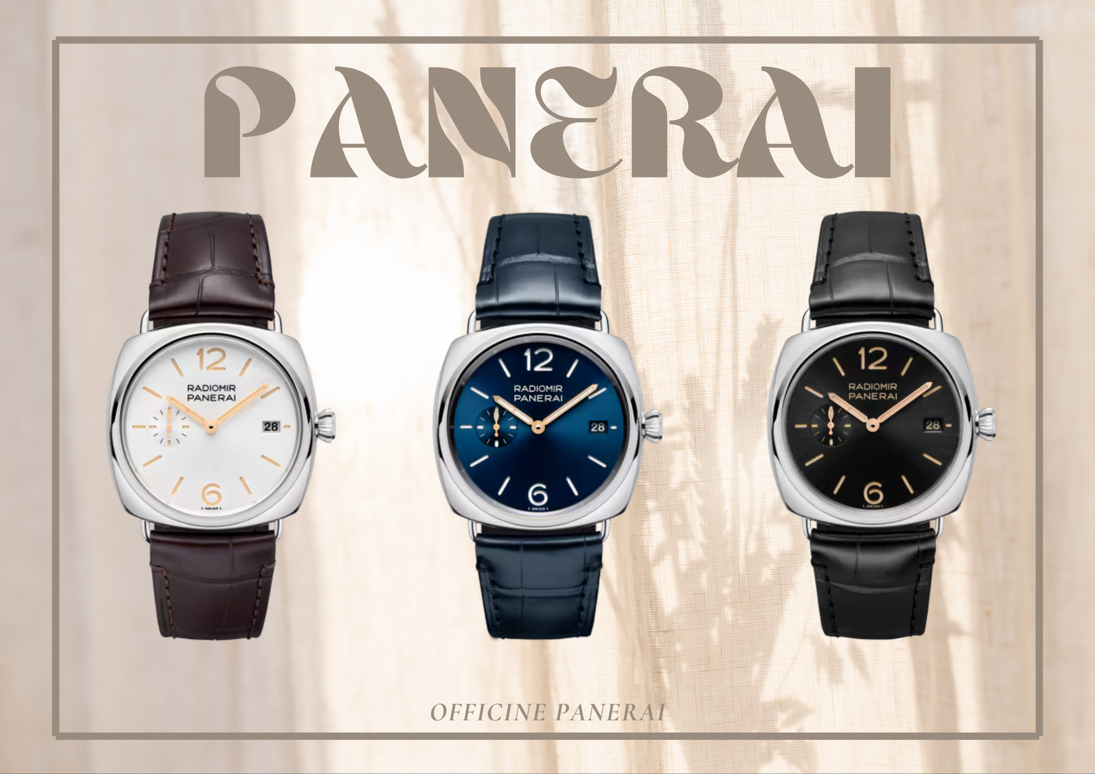【PANERAI】秋仕様に衣替え♡ – WING REVOLUTION